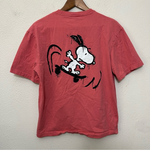 H&M | Shirts | Hm X Peanuts Thrill Seeker Snoopy Tee Shirt Small | Poshmark